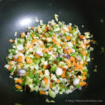 Chilli Garlic Fried Rice/ Spicy Garlic Fried Rice - MeemisKitchen