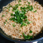 Chilli Garlic Fried Rice/ Spicy Garlic Fried Rice - MeemisKitchen