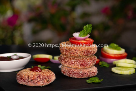 Beetroot Cutlets/ Beetroot Tikki/ Beetroot Patties - MeemisKitchen