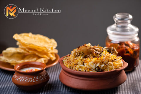Chicken Dum Biryani Recipe /Kachi Dum Chicken Biryani - MeemisKitchen